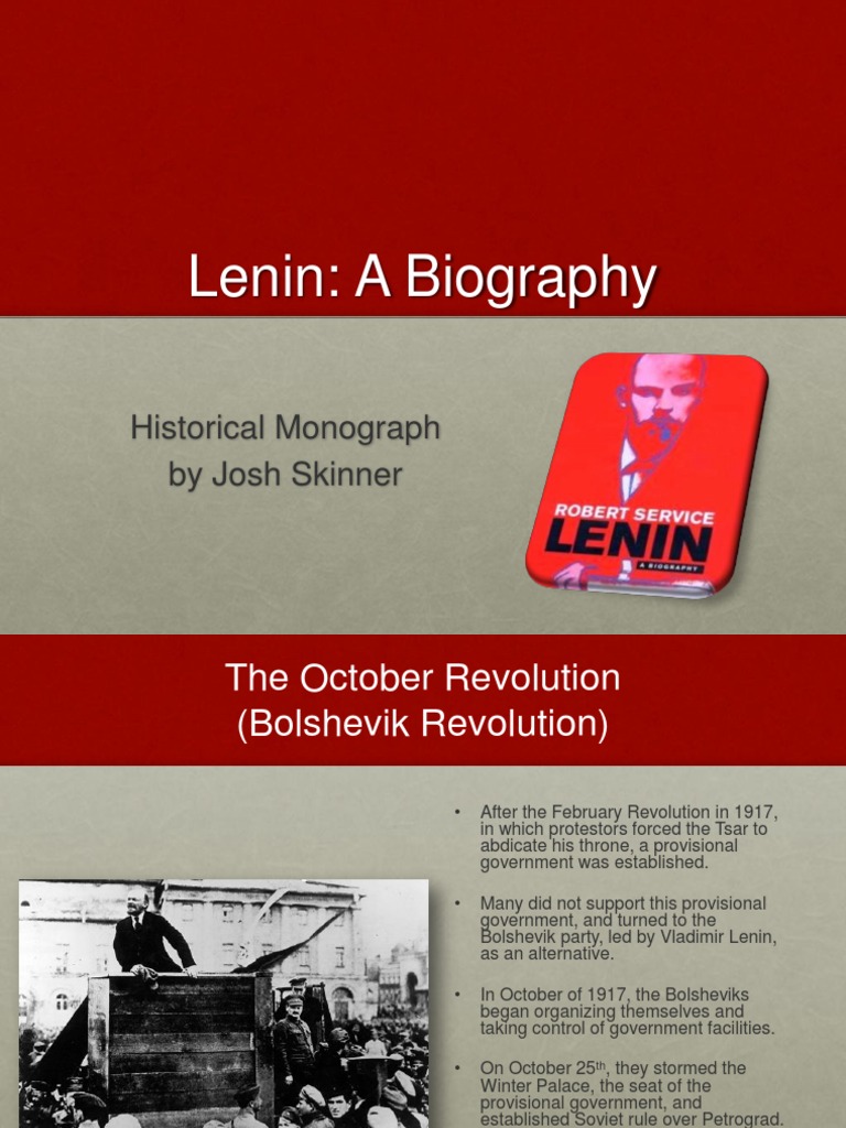 Lenin a Biography | Leninism | Vladimir Lenin