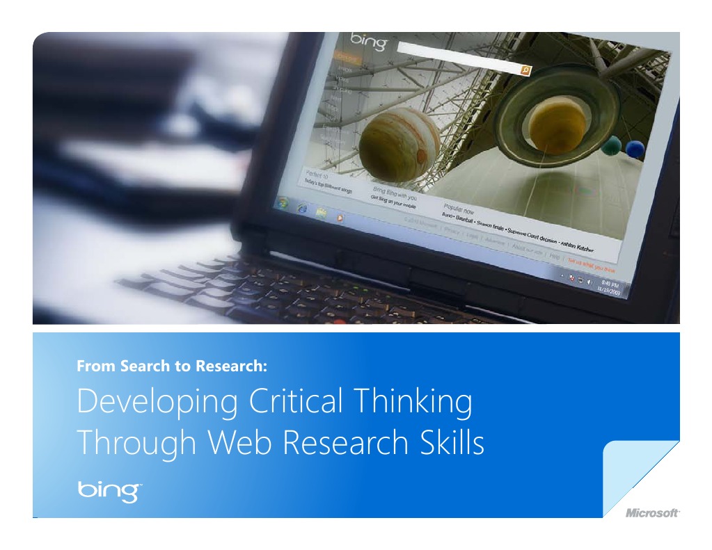 Criticalthinking 1 | PDF | Critical Thinking | Web Search Engine