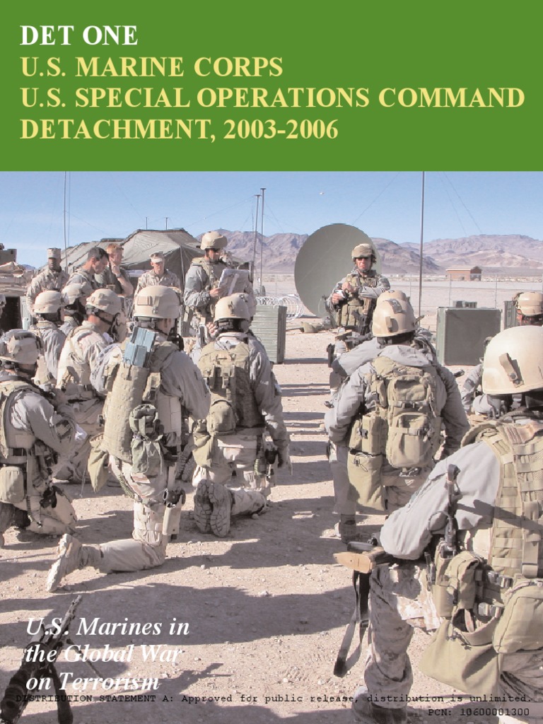 DET ONE U.S. Marine Corps - U.S. Speci | PDF | United States Marine ...
