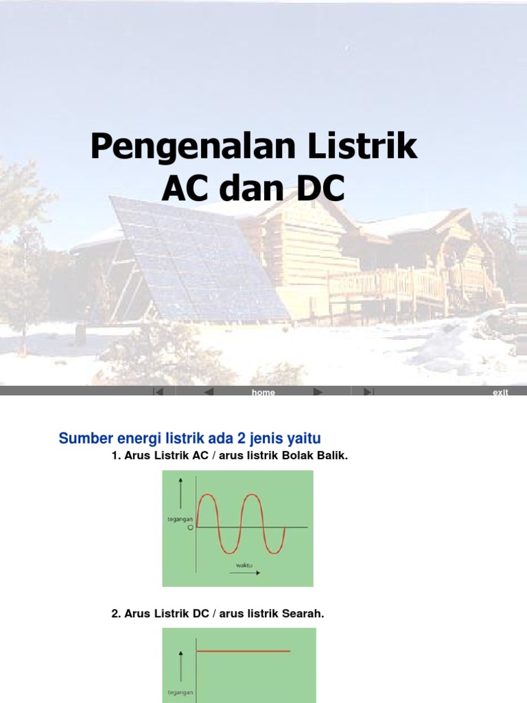 Ilustrasi Dasar Listrik AC Dan DC | PDF