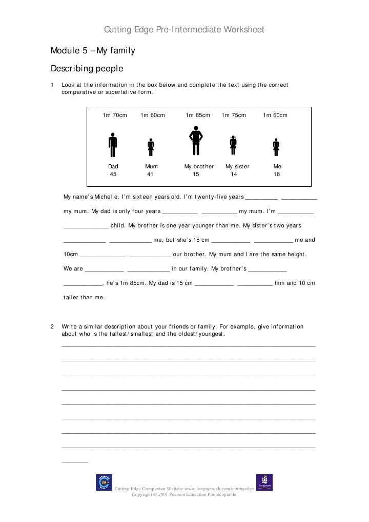 My Family - Describing People | PDF | Grammar | Language Mechanics