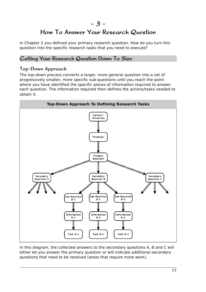 How To Answer Your Research Question | PDF | Hypothesis | Question