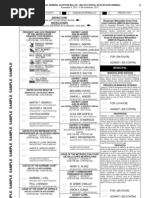 Bexar County Sample Ballot For Nov. 4, 2025 Election | PDF | Estado de ...