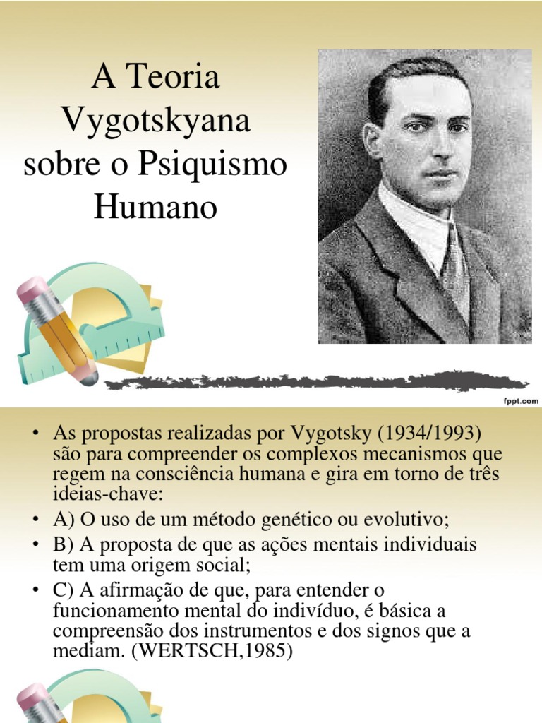 A Teoria De Vigotsky Sociologia Cognição