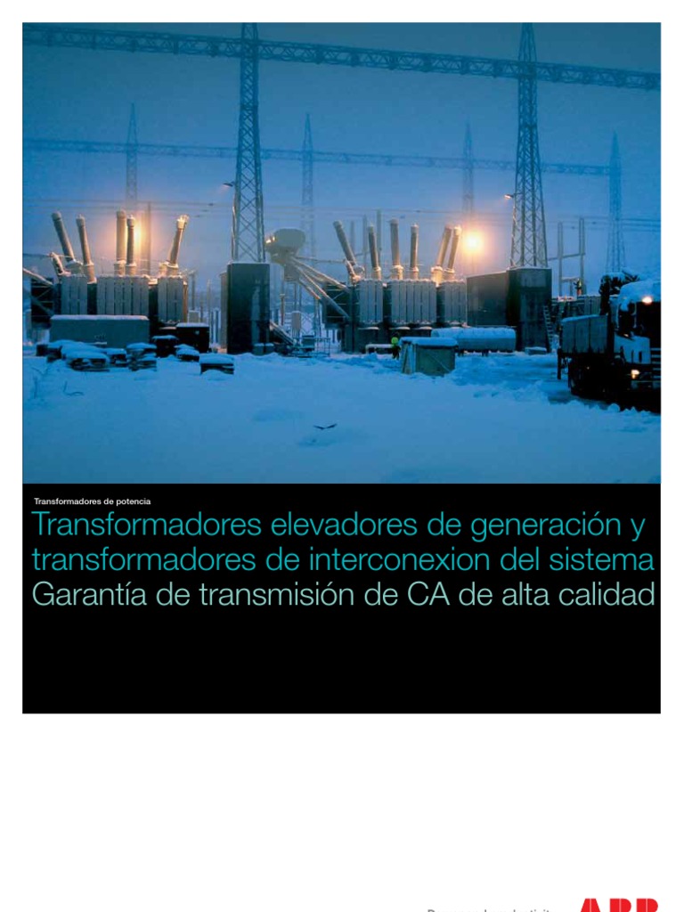 ABB TRafos de Potencia GSU - Es Fabricacion | PDF | Transformador | Generación eléctrica