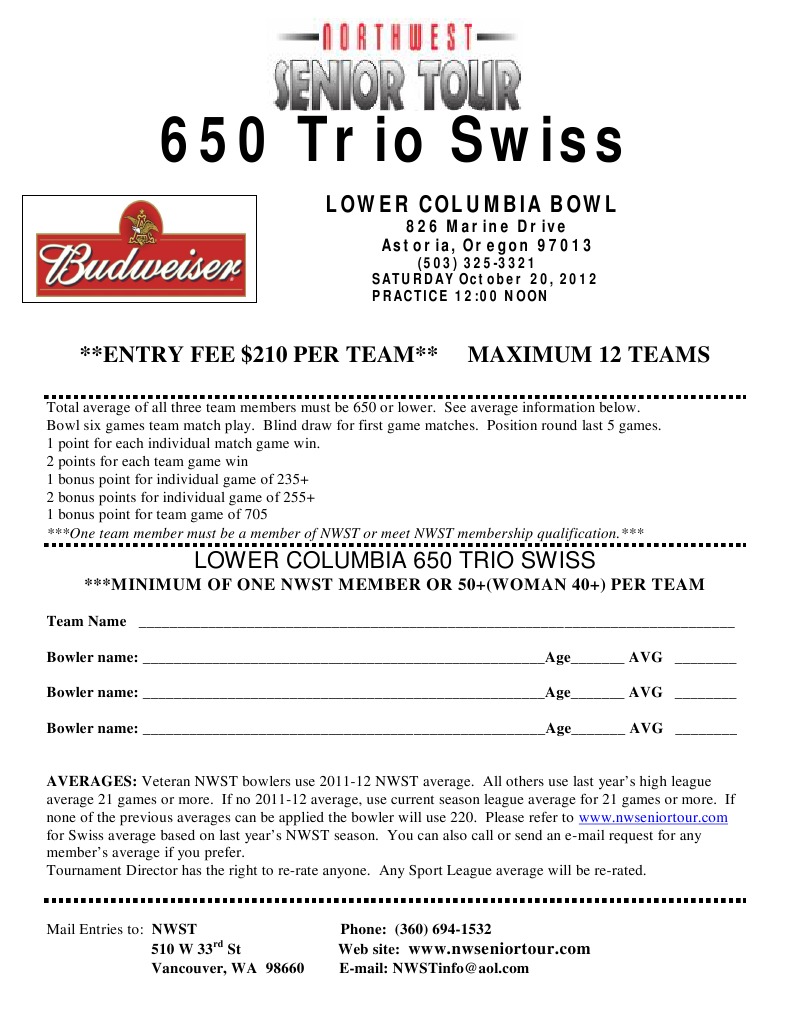 650 Trio Swiss Lower Columbia | PDF