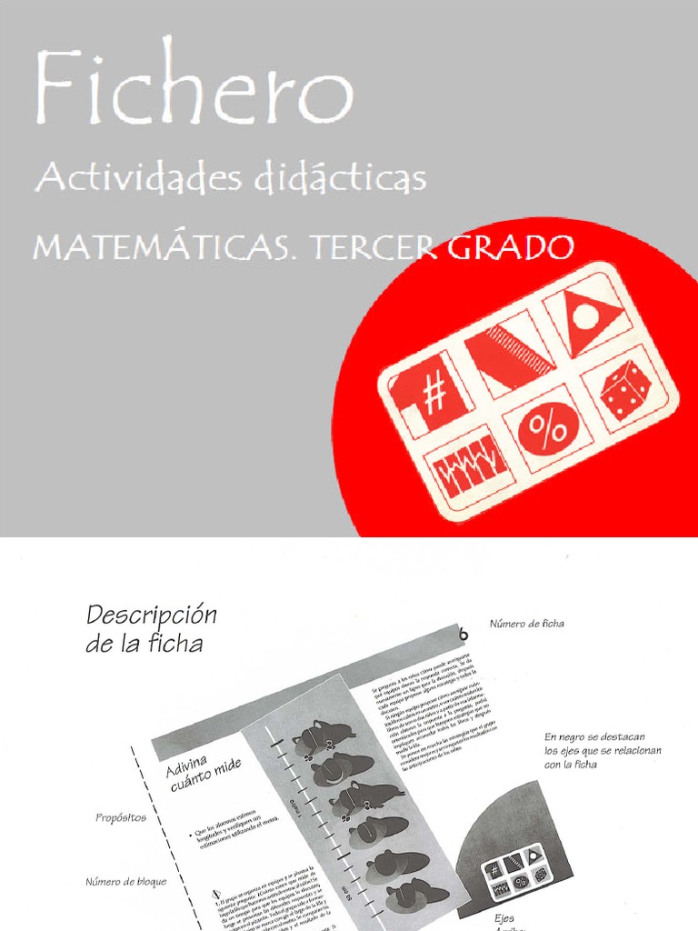 Fichero Matematicas Tercer Grado | PDF