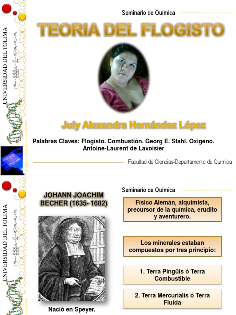 Teoria Del Flogisto July | PDF | Química | Ciencias fisicas