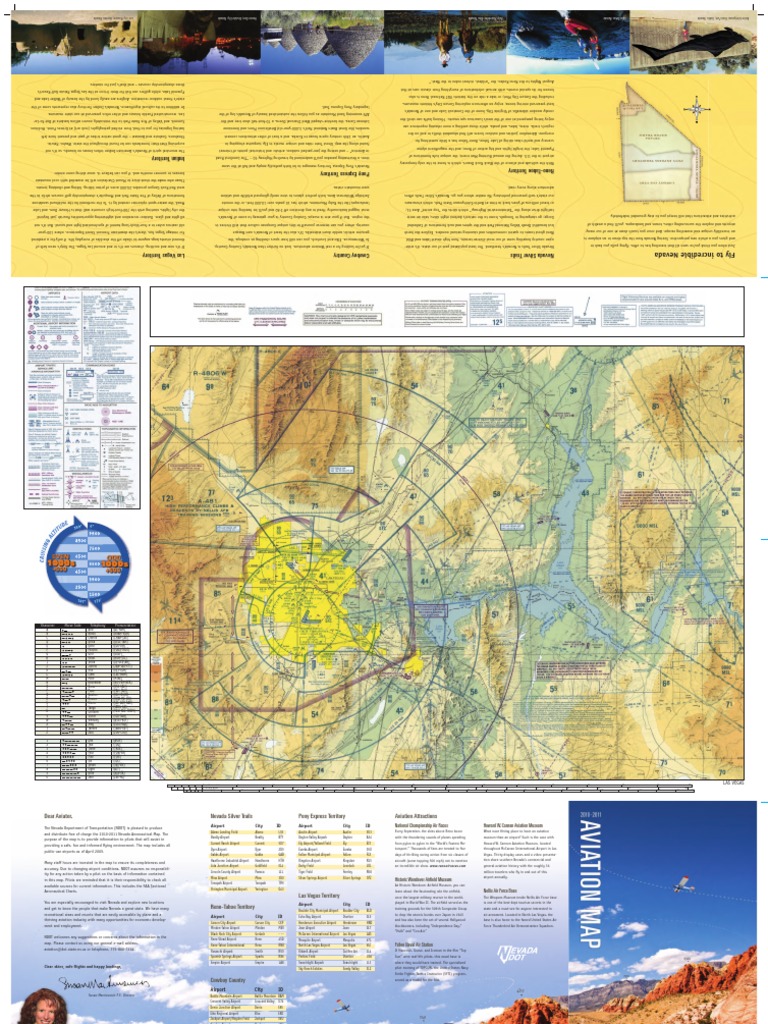Nevada Aeronautical Map (2011) | Nevada | Nature