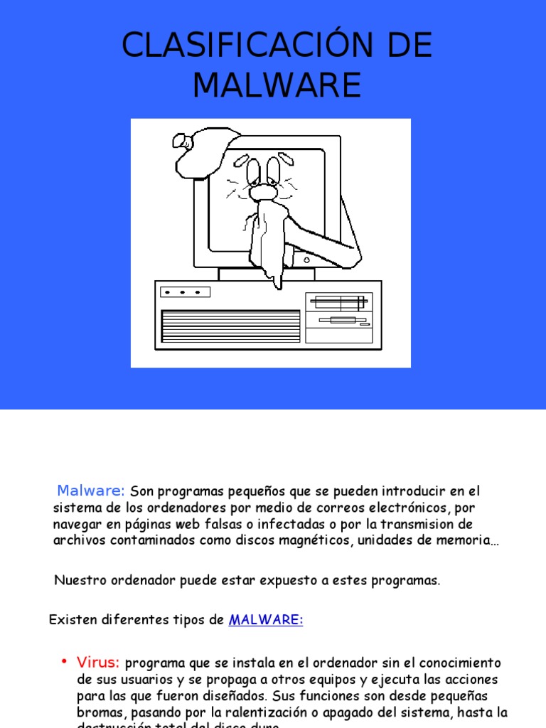 ClasificaciÓn de Malware | Malware | Seguridad y privacidad en línea
