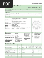 Datasheet Kabel NYAF | PDF