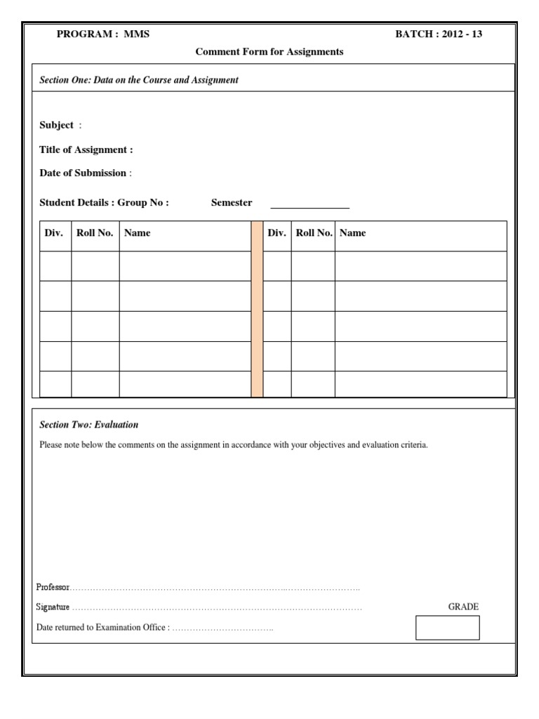 Evaluation Sheet | PDF | Mc Kinsey & Company | Consultant