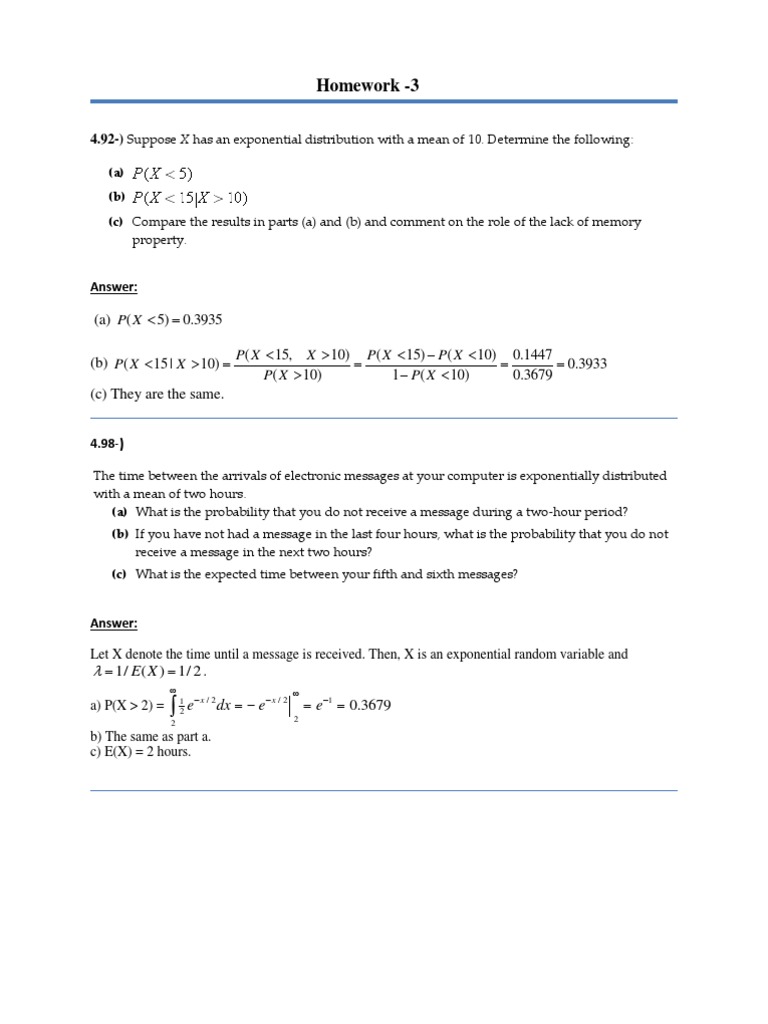 Homework 3 Solution | PDF