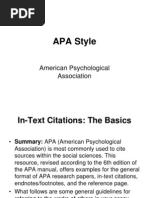 APA 5th Edition Guidelines | PDF | Apa Style | Punctuation
