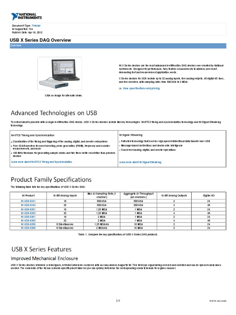 NI Tutorial 11556 en | PDF | Usb | Device Driver