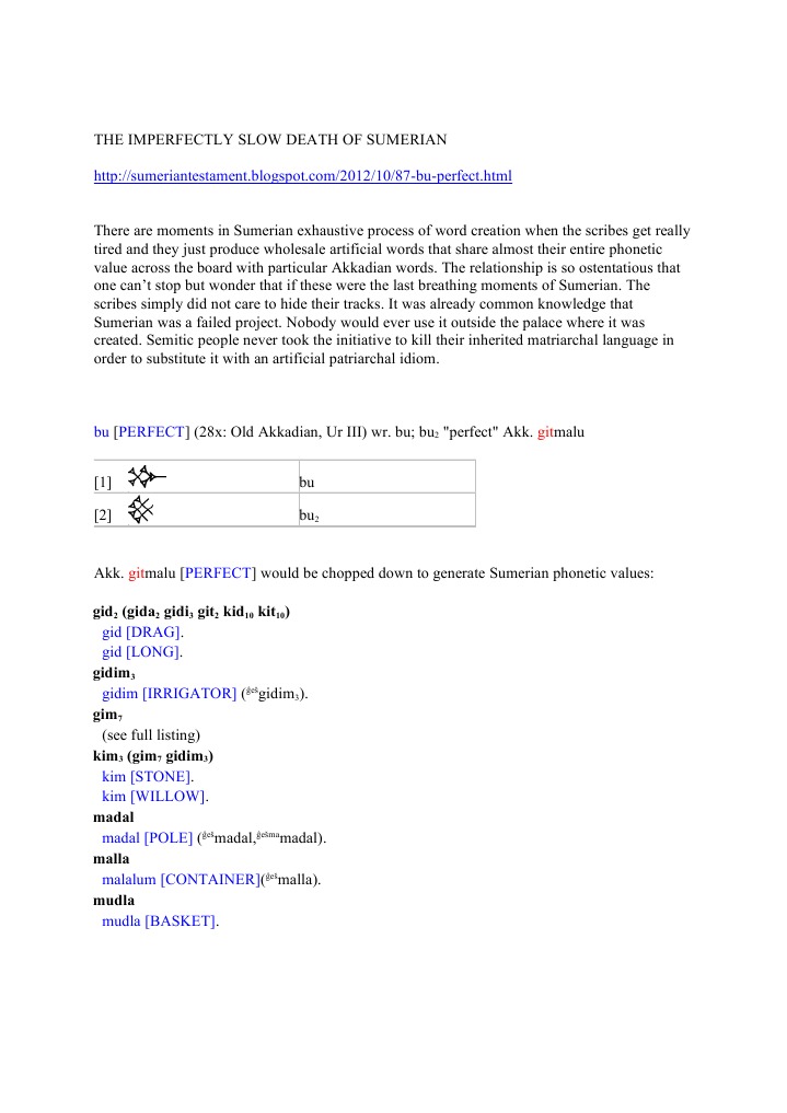 Gid (Gida Gidi Git Kid Kit) | PDF | Ancient Near East | Archaeology Of Iraq