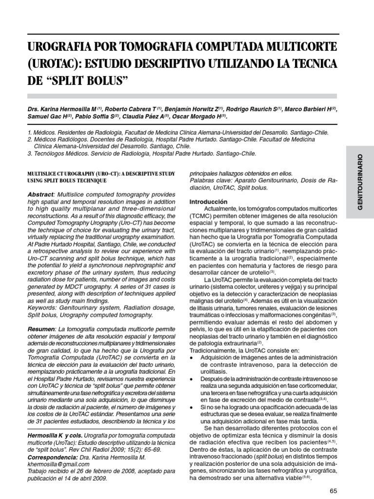 Urotac | PDF | Urología | Sistema urinario