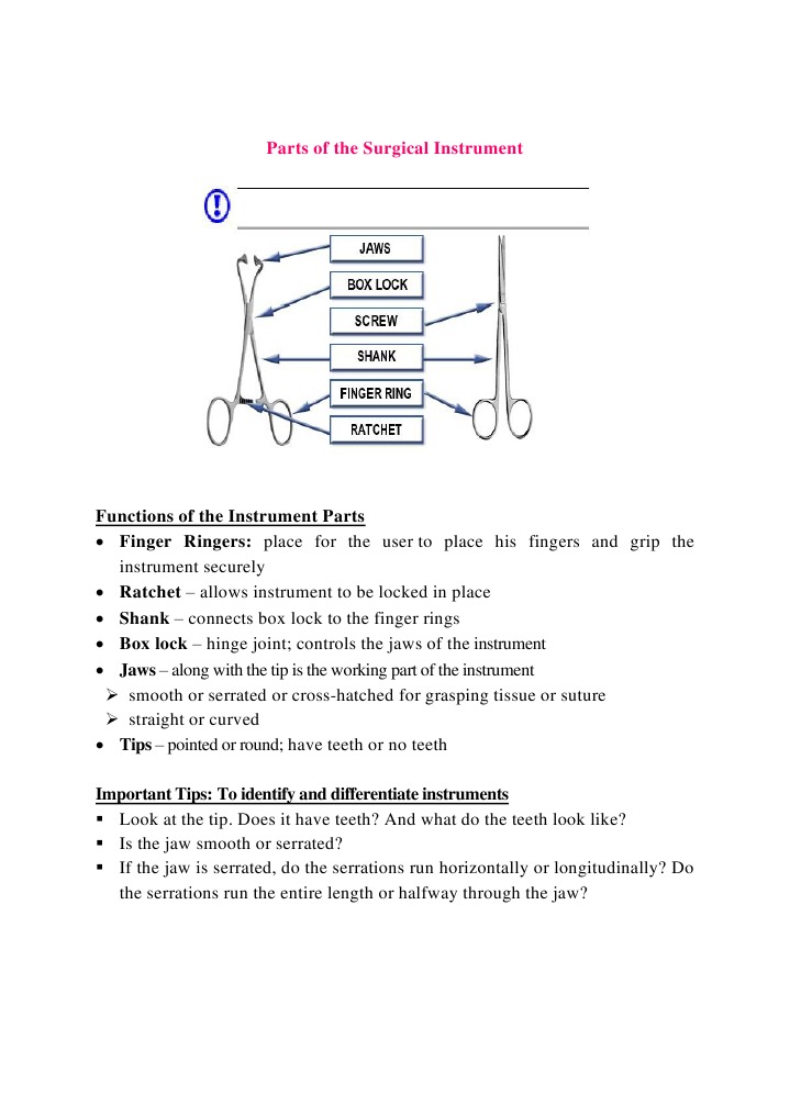 Basic or Instruments | PDF | Surgical Suture | Surgery