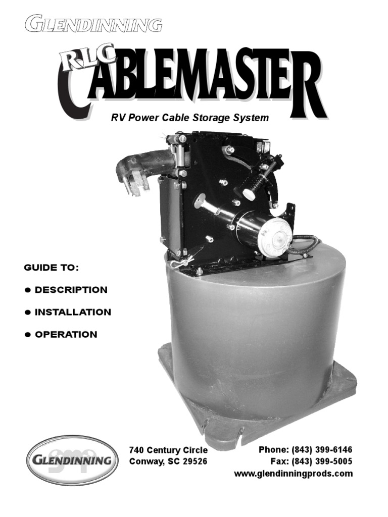 Cablemaster RLC - Manual | PDF | Electrical Wiring | Cable