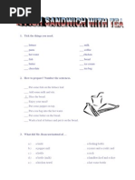 Sandwich Making Worksheet Pack | PDF | Sandwich | Breads