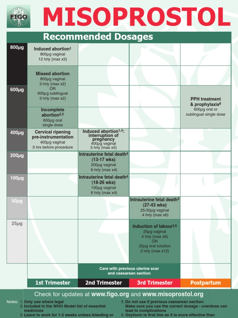 Misoprostol Figo | PDF