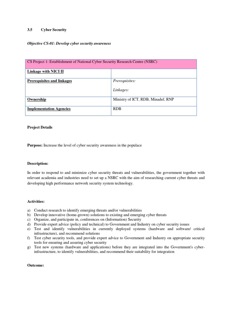 Cyber Security Projects | PDF | Computer Security | Security