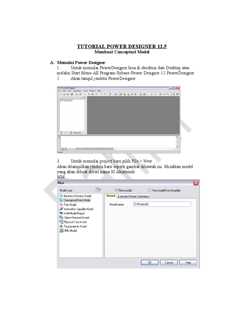 Tutorial PowerDesigner