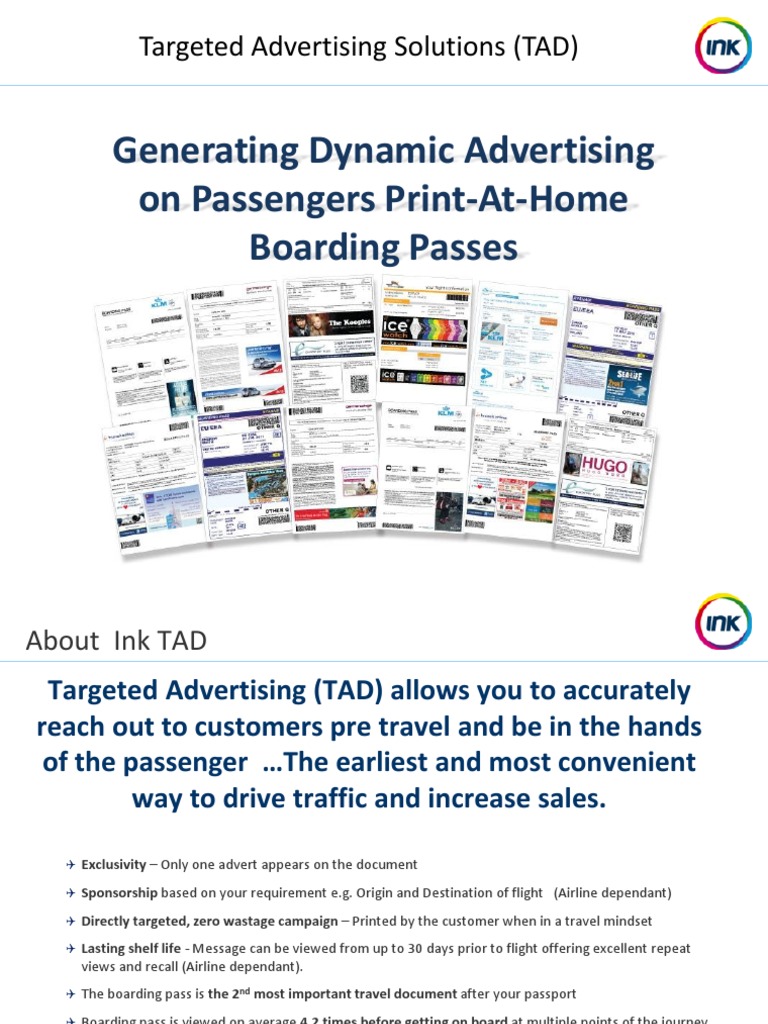 TAD Overall Presentation | PDF | Airlines | Aviation