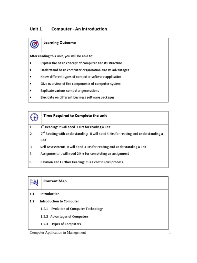 Computer Application in Management | PDF
