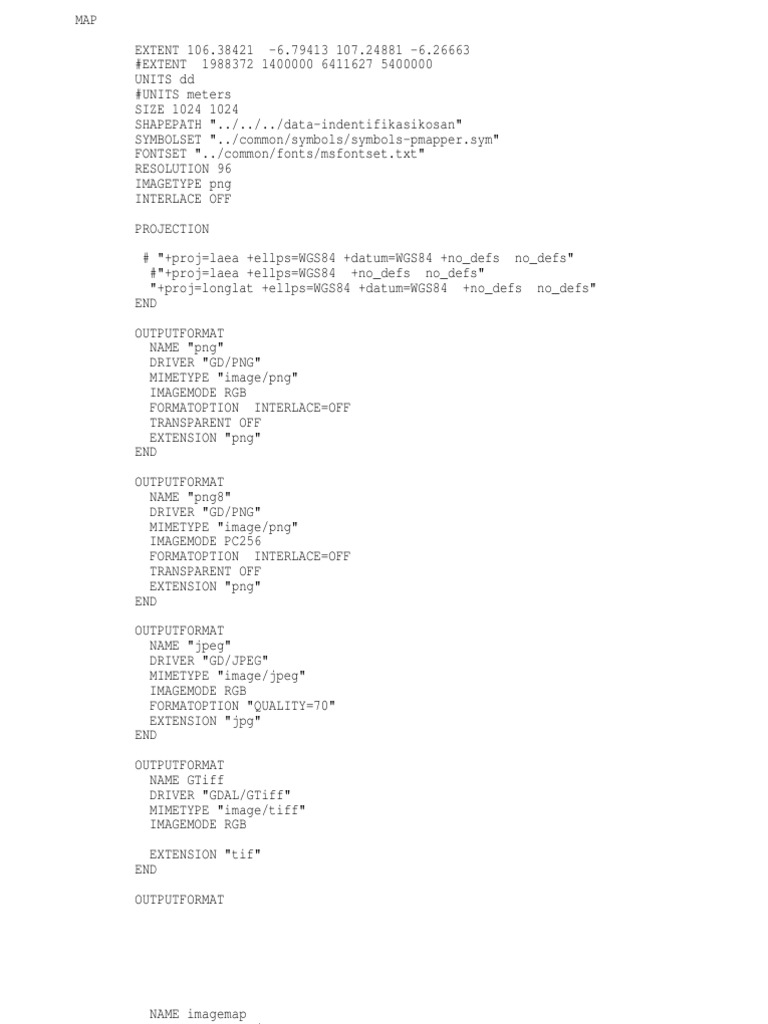 Contoh Coding Pemanggilan Peta Di Pmapper | PDF