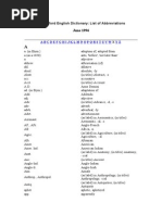 Spanish Abbreviations and Acronyms List | PDF | Anno Domini