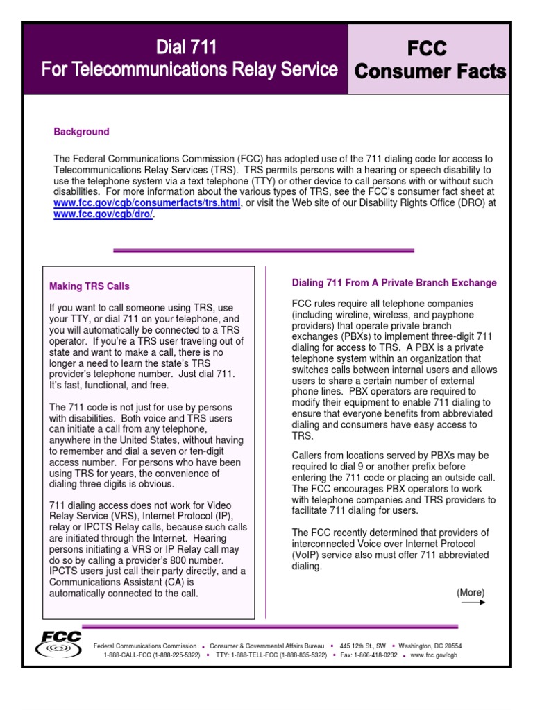 Guide to Filing Complaints with the FCC Regarding Inability to Access ...