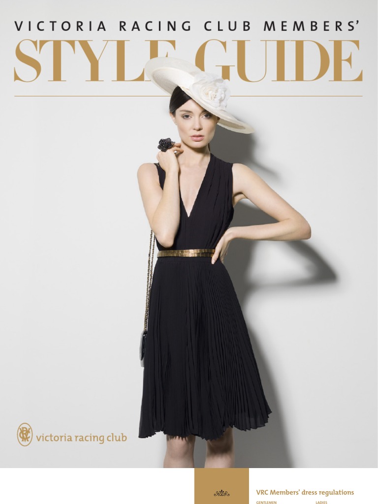 VRC Members' Style Guide | PDF | Suit (Clothing) | Shoe