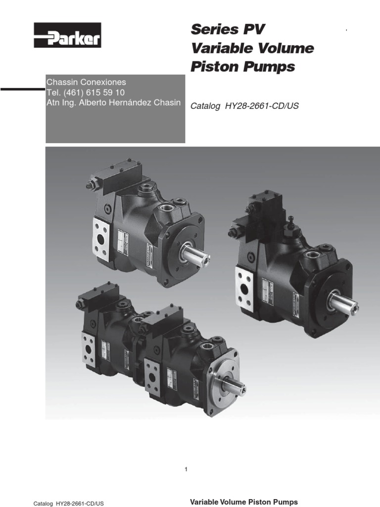 Bombas Serie PV_parker | Pump | Horsepower