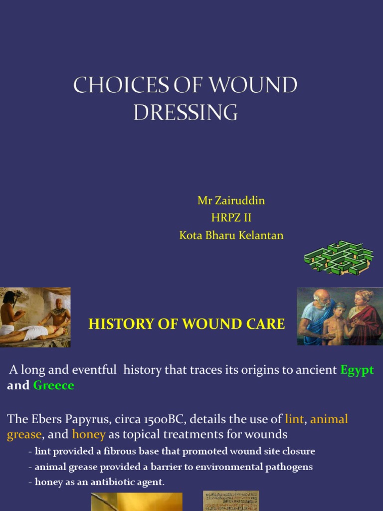Choices of Wound Dressing | PDF
