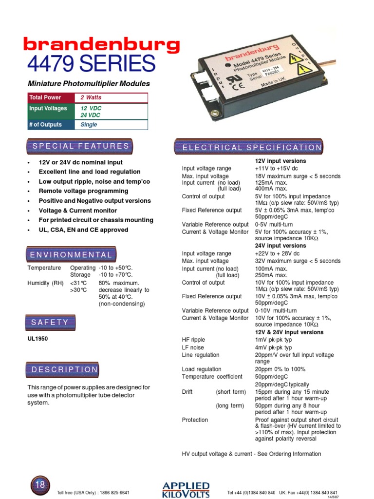 4479 | PDF | Power Supply | Physical Quantities