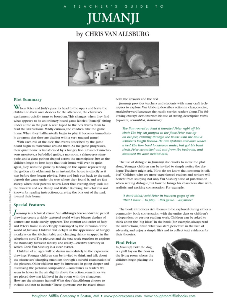 Jumanji Discussion Guide | PDF