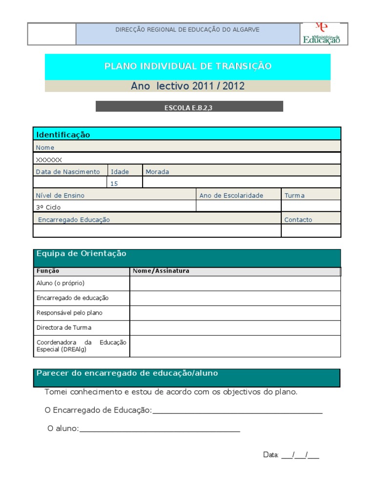 PIT Exemplo | PDF | Família | Cognição