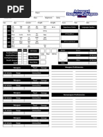 AD&D Character Sheet