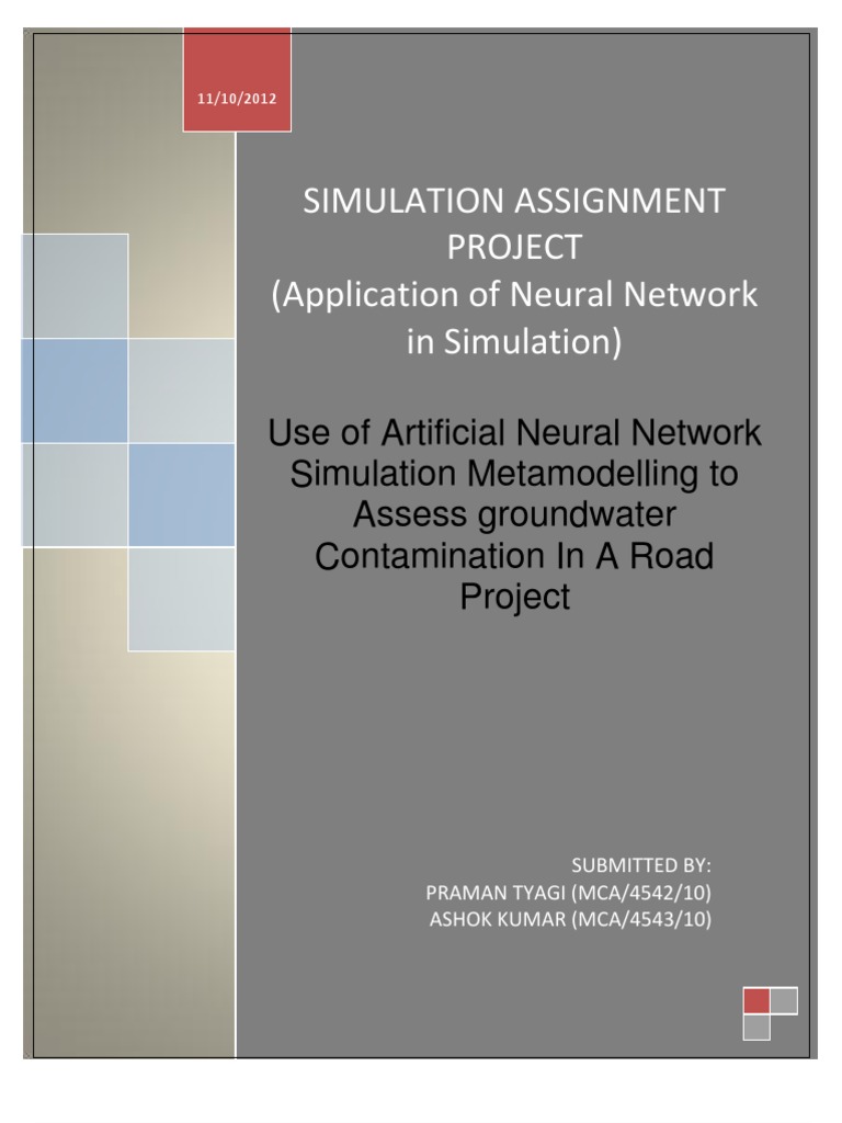 Simulatio Project | PDF | Artificial Neural Network | Aquifer