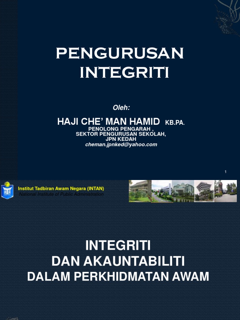 Pengurusan Integriti | PDF | Ilmu Sosial