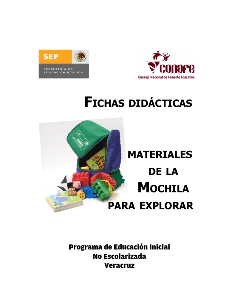 Mochilas Didácticas para Niños | PDF | Juguetes | Aprendiendo estilos