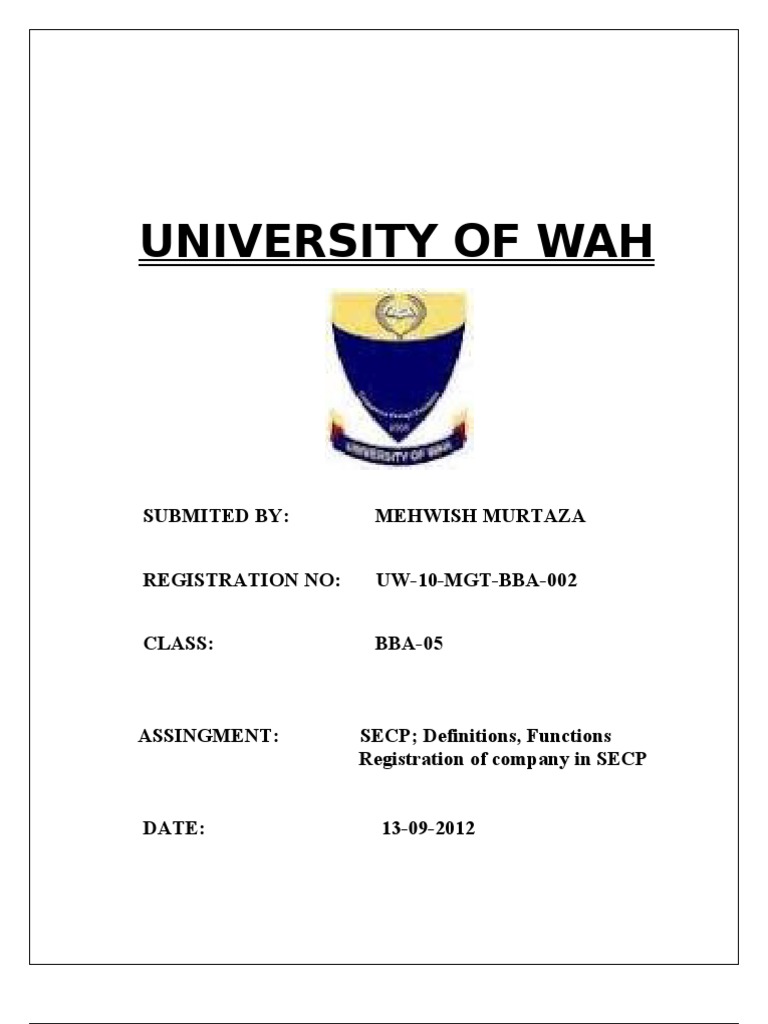 SECP Functions | PDF | Securities (Finance) | Capital Market