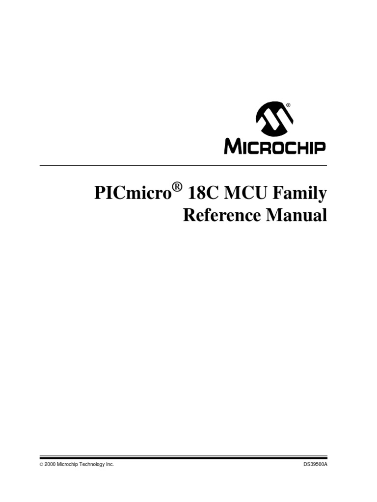Manual Referencia Pic18 | PDF | Analog To Digital Converter | Central Processing Unit