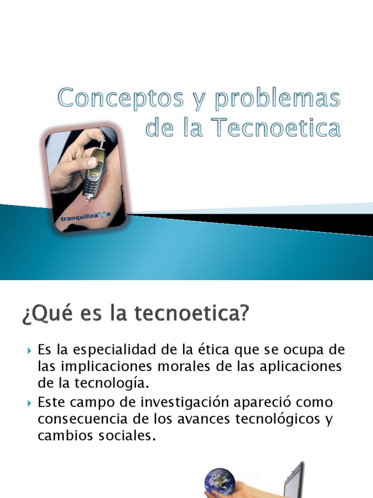 Conceptos y Problemas de La Tecnoetica | PDF