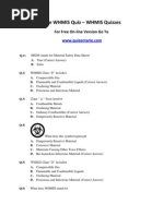 WHMIS Test Answers | PDF | Hazards | Dangerous Goods