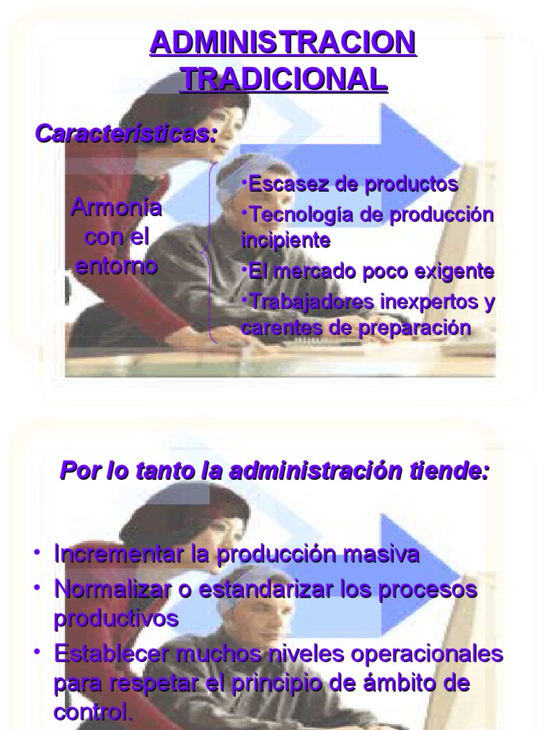 Administracion Tradicional | PDF | Liderazgo | Economias