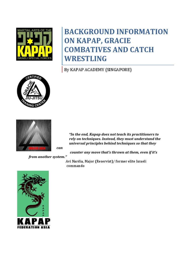 Kapap: Israeli Martial Arts Overview | PDF | Combat | Combat Sports
