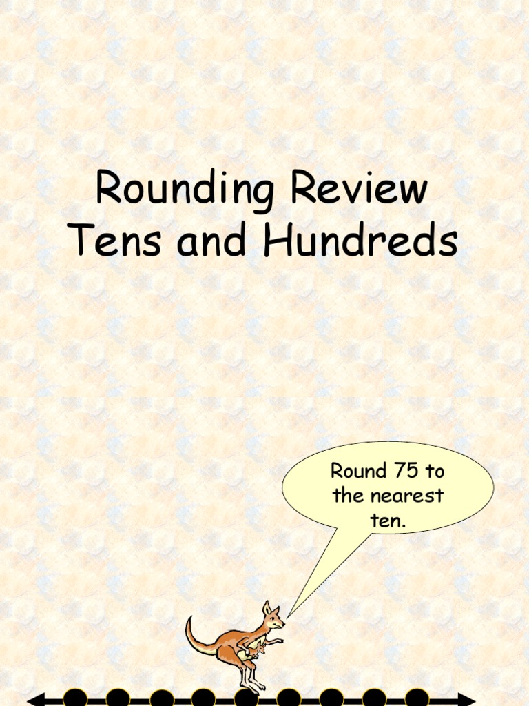 Rounding Review Tens and Hundreds | PDF