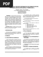 Guía de Formato IEEE para Informes | PDF